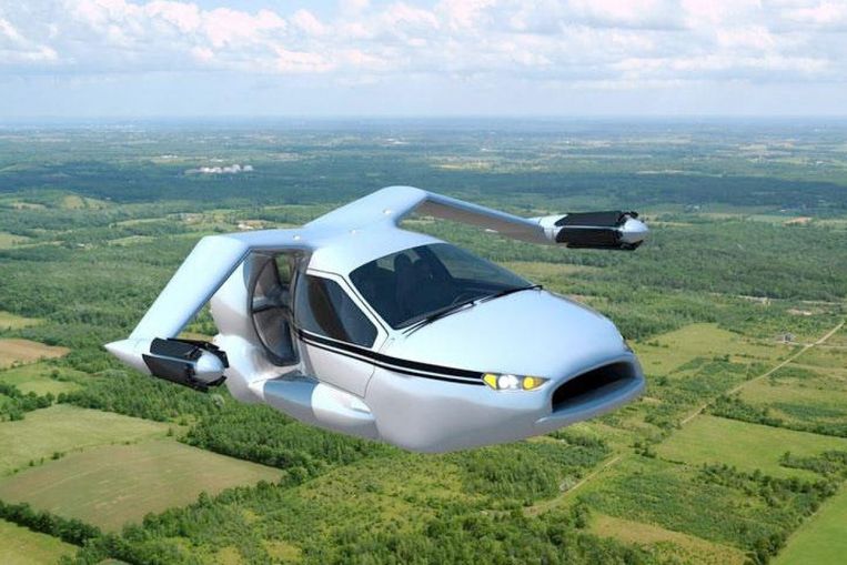 Zeg niet langer "auto rijden": dit is het vliegende model van de ...