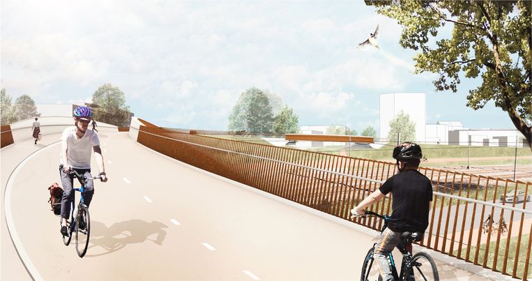 L052 Fietspad langs de lijn L52 (Boom-Antwerpen) Fietssnelweg F13