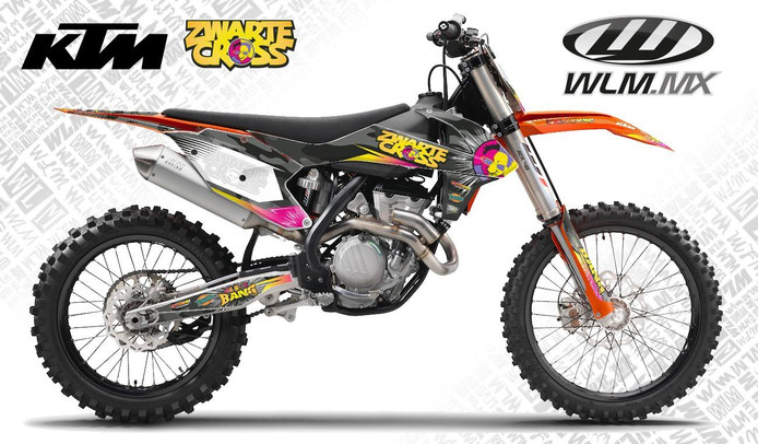 KTM bouwt speciale Zwarte Crossmotor die 'aardkloot kwartslag draait ...
