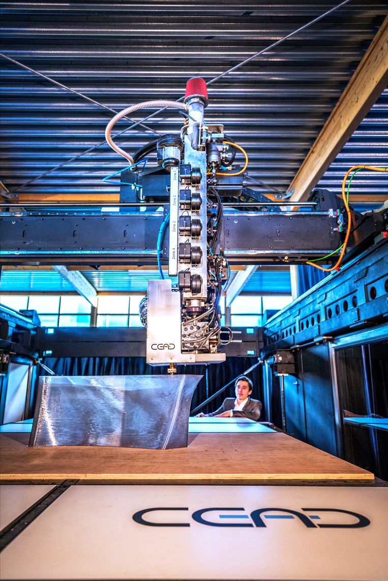 Een van de grootste 3D-printers ter wereld staat in Delft en kan ...