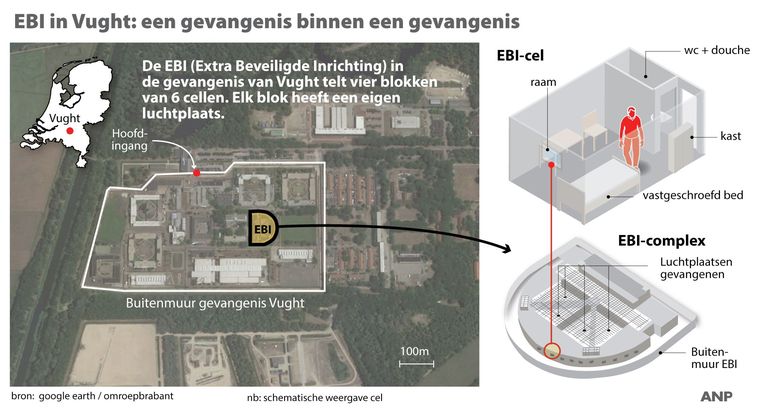 Ridouan T. zit vast in Vught, waar een zeer select clubje extra zwaar ...
