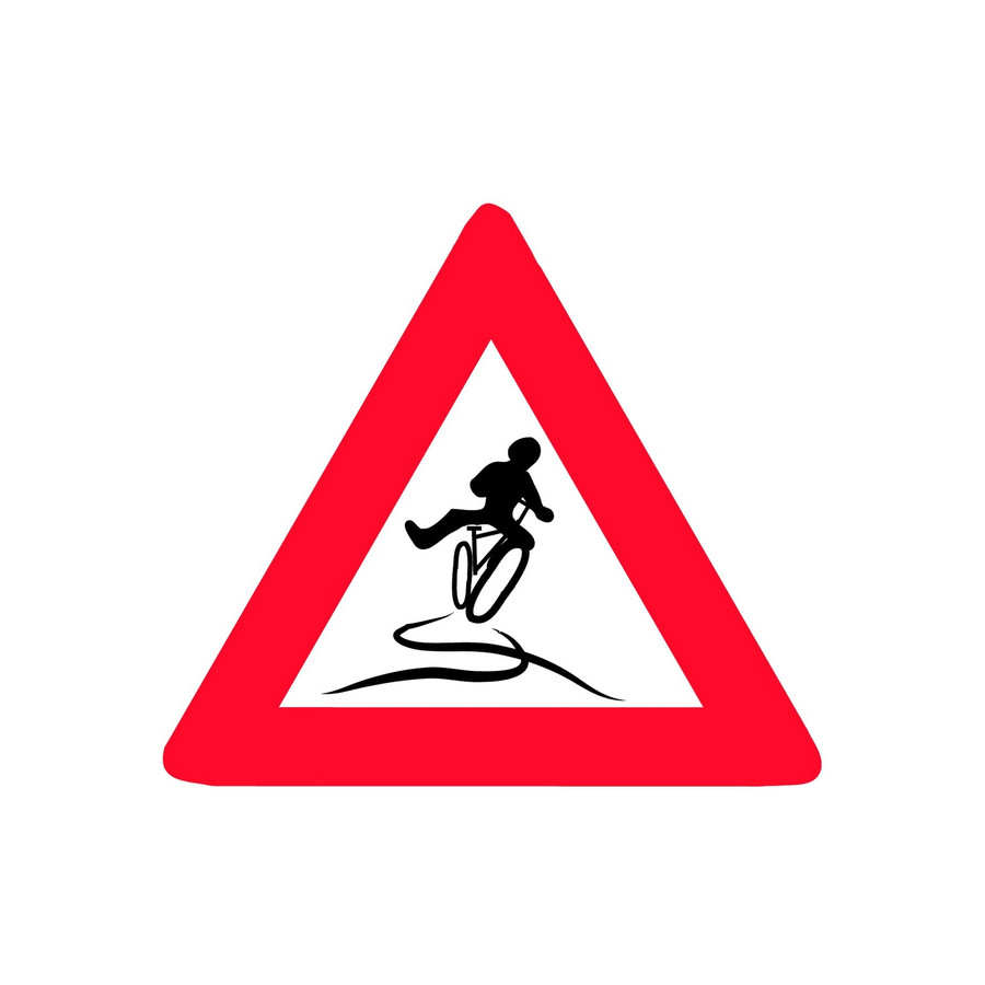 Nieuw bord: fietsers, slipgevaar! | Foto | gelderlander.nl
