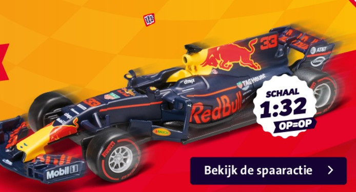 Klant steelt raceauto Verstappen uit Jumbo Zutphen | Zutphen | destentor.nl