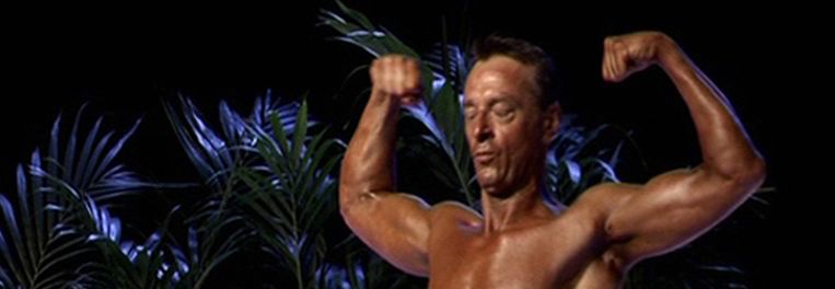 'Tomtesterom': Tom Waes en zijn bodybuildingcoach Bill Richardson | Humo