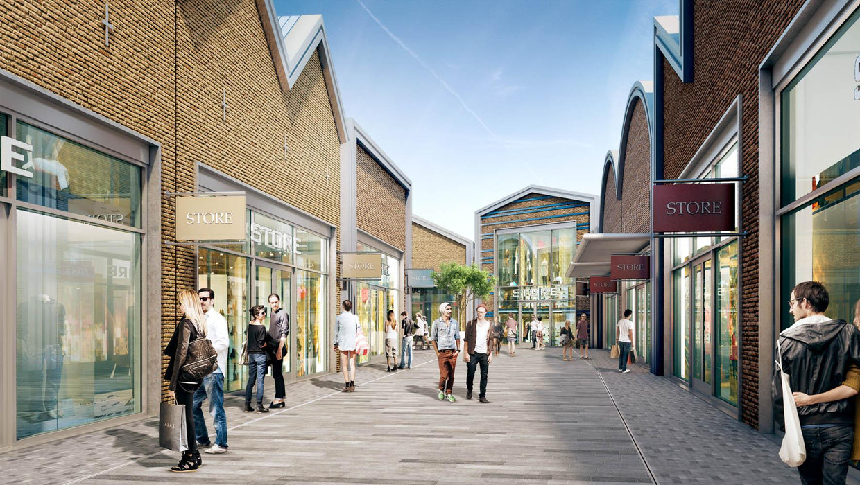 Outletcentrum Halfweg mag open, maar voor wie? | Het Parool