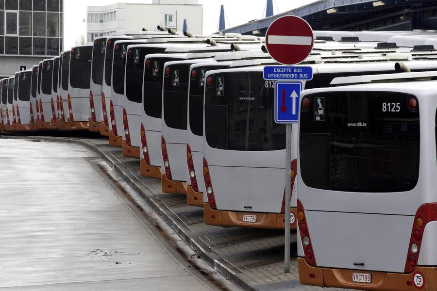 Les nouveaux bus de la Stib débarquent en nombre | Foto | 7sur7.be