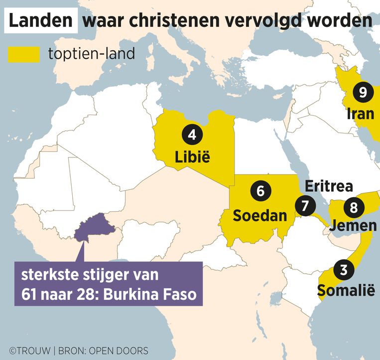 Steeds meer christenvervolging in Afrika. Oorzaak: islamitisch ...