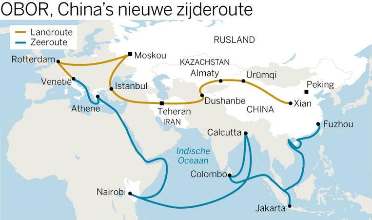 Nieuwe Zijderoute biedt kansen voor West-Europa | De Volkskrant