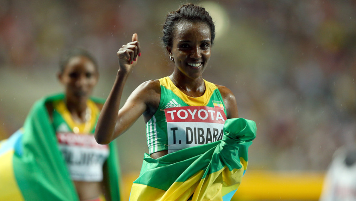 Dibaba heeft de wereldtitel terug op 10km | De Volkskrant