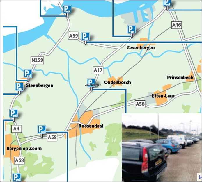 Carpoolplaatsen maar mondjesmaat gebruikt | Roosendaal | bndestem.nl